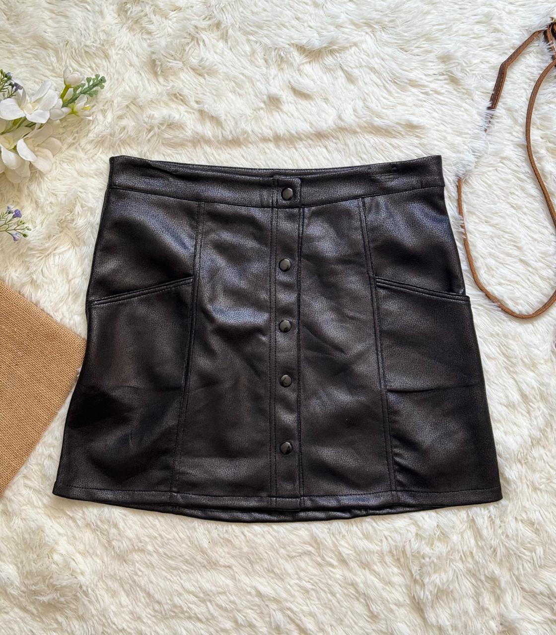 Nelo: Mini falda vinipiel