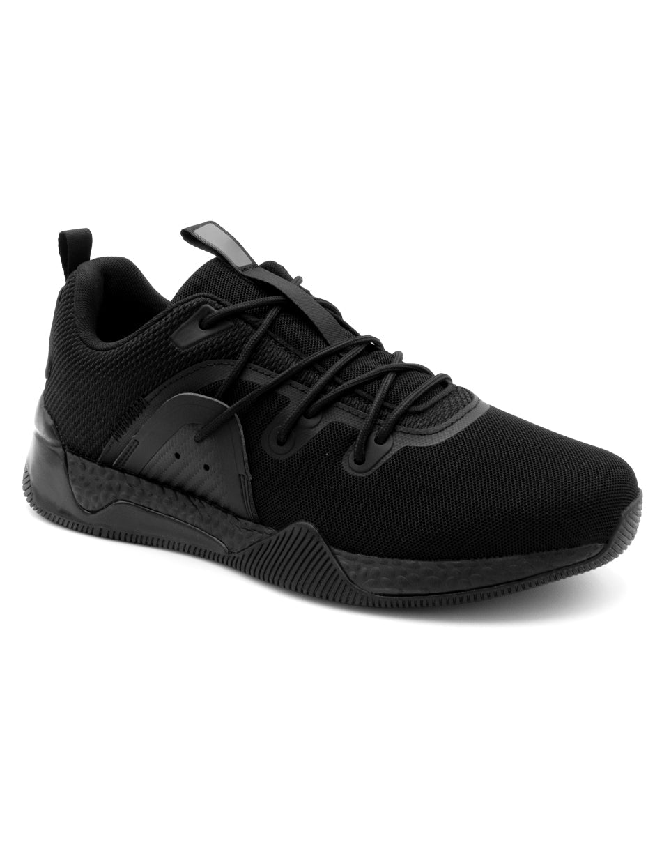 Nelo: Tenis tipo deportivo Exterior Textil Color Negro Para Hombre De ...