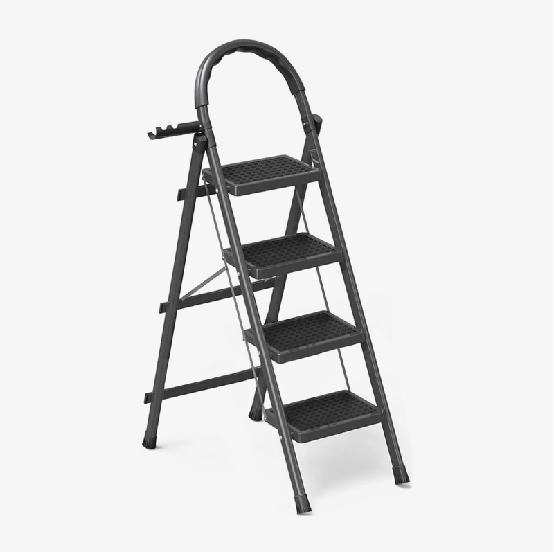Nelo: Escalera Plegable de 4 Escalones