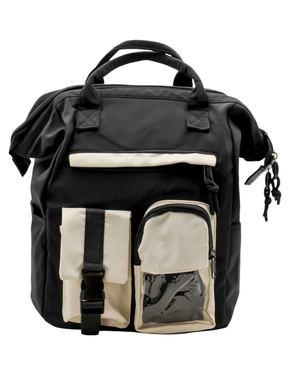 Nelo: Mochila en Textil Color Negro